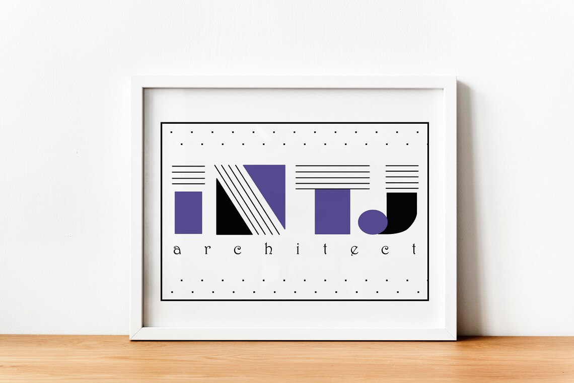 INTJ Architect Myers Briggs Mbti Personality Type, INTJ Minimal ...