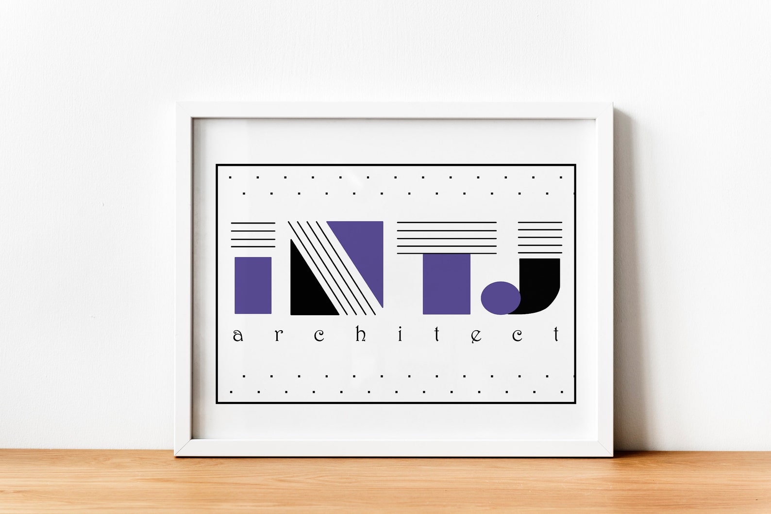INTJ Architect Myers Briggs Mbti Personality Type, INTJ Minimal ...