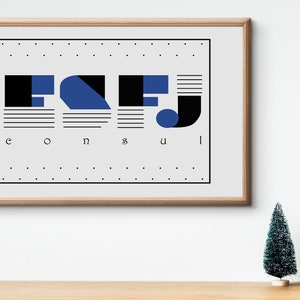 ESFJ Consul Myers Briggs Mbti Personality Type, ESFJ Minimal Typography ...