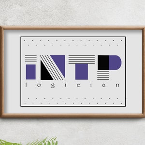INTP Logician Myers Briggs Mbti Personality Type, INTP Minimal ...