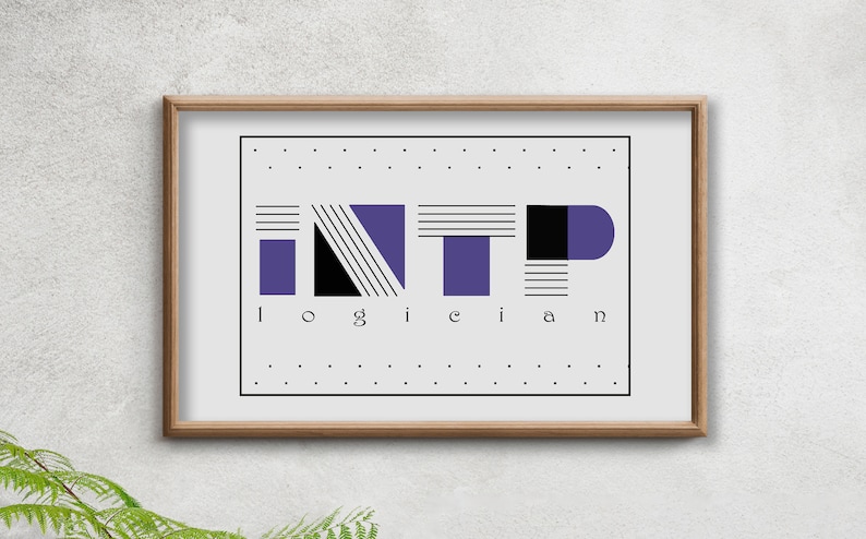 INTP Logician Myers Briggs Mbti Personality Type, INTP Minimal ...