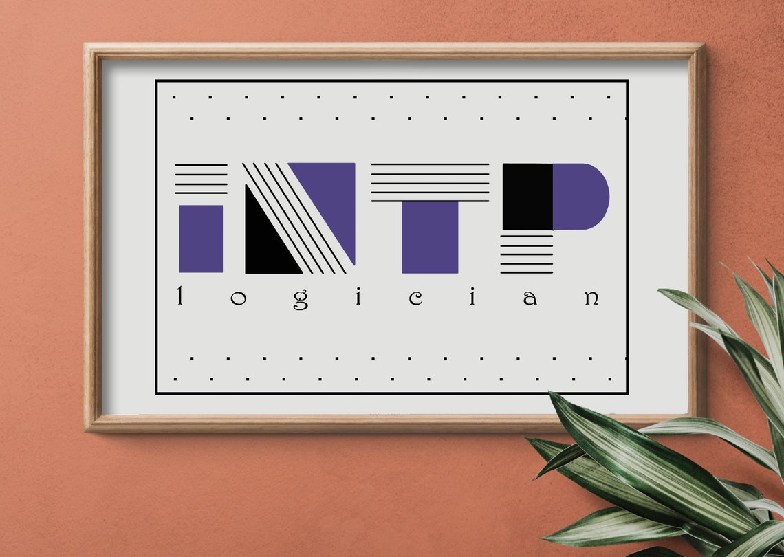 INTP Logician Myers Briggs Mbti Personality Type, INTP Minimal ...