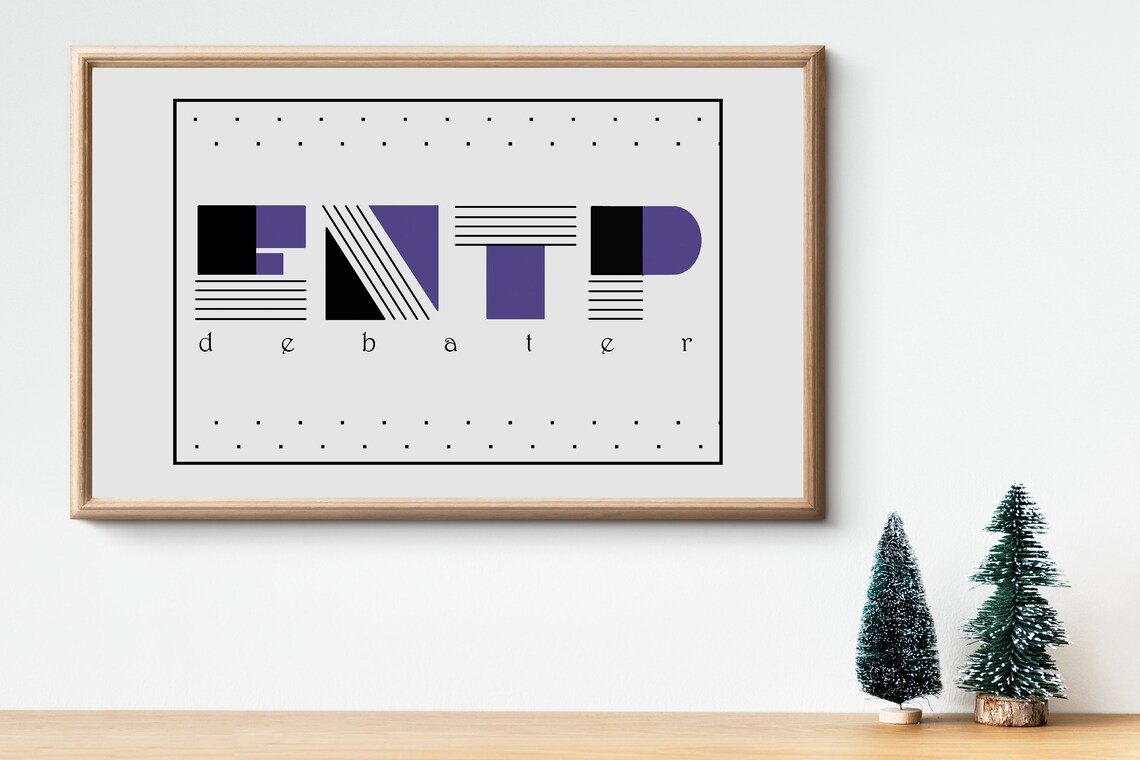 ENTP Debater Myers Briggs Mbti Personality Type, ENTP Minimal ...