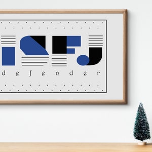 ISFJ Defender Myers Briggs Mbti Personality Type, ISFJ Minimal ...