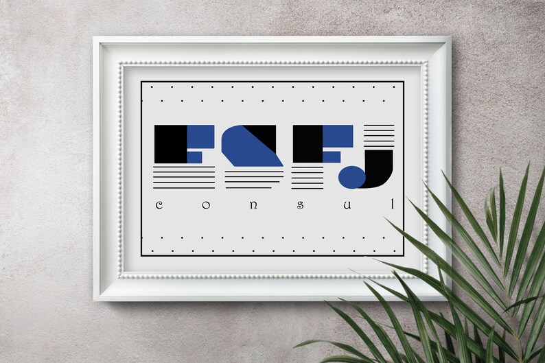 ESFJ Consul Myers Briggs Mbti Personality Type, ESFJ Minimal Typography ...