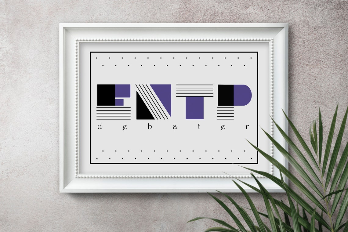 ENTP Debater Myers Briggs Mbti Personality Type, ENTP Minimal ...