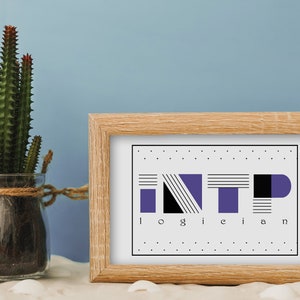 INTP Logician Myers Briggs Mbti Personality Type, INTP Minimal ...