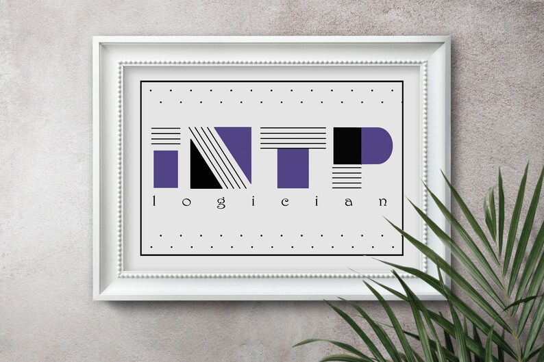 INTP Logician Myers Briggs Mbti Personality Type, INTP Minimal ...