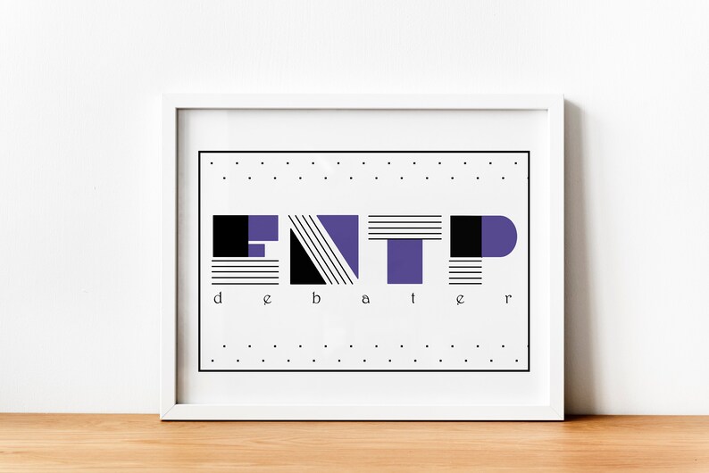 ENTP Debater Myers Briggs Mbti Personality Type, ENTP Minimal ...