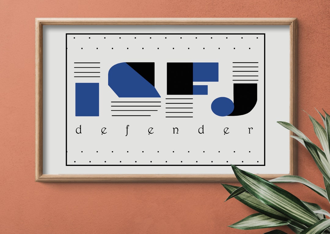 ISFJ Defender Myers Briggs Mbti Personality Type, ISFJ Minimal ...