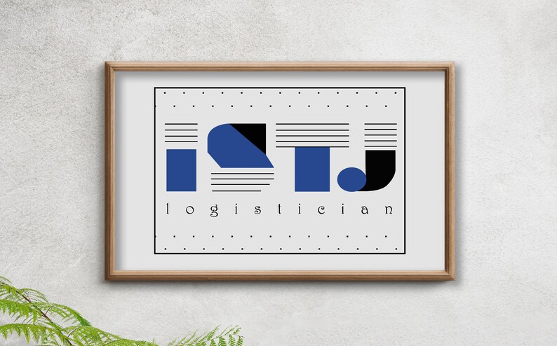 ISTJ Logistician Myers Briggs Mbti Personality Type, ISTJ Minimal Shelf ...