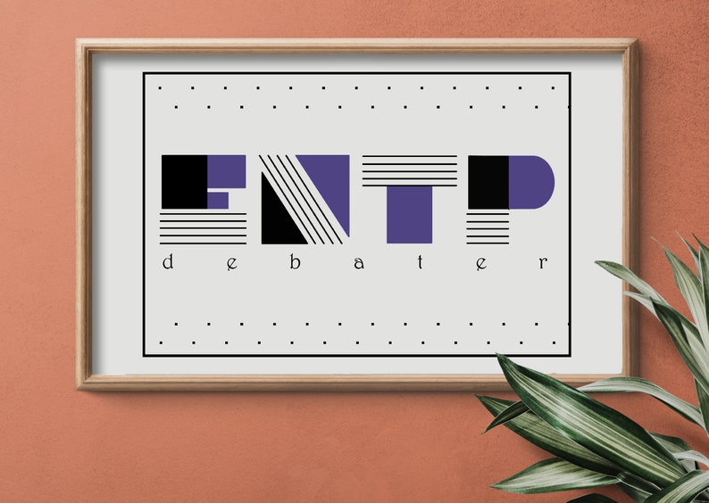 ENTP Debater Myers Briggs Mbti Personality Type, ENTP Minimal ...