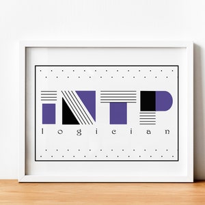 INTP Logician Myers Briggs Mbti Personality Type, INTP Minimal ...