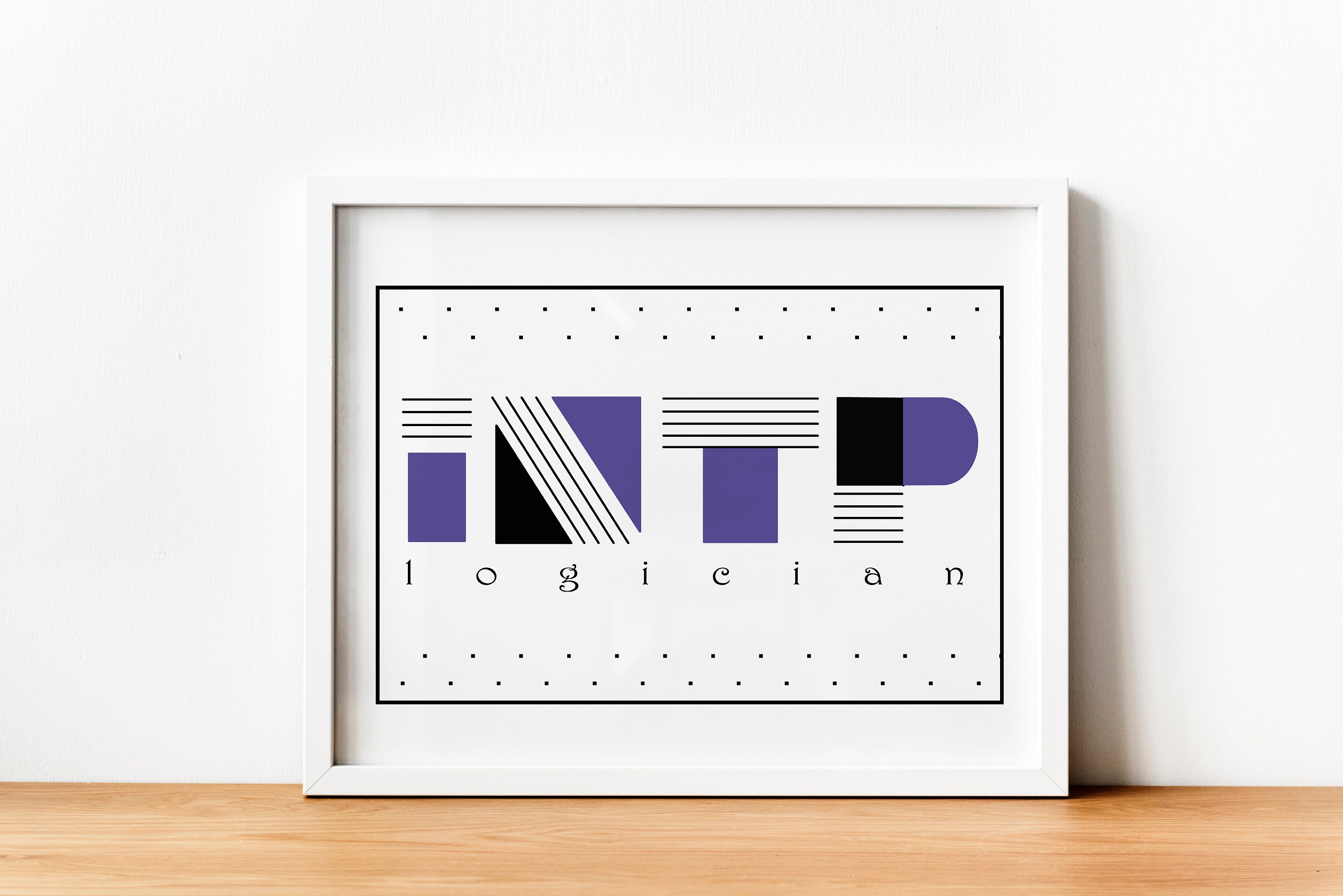 INTP Logician Myers Briggs Mbti Personality Type, INTP Minimal ...