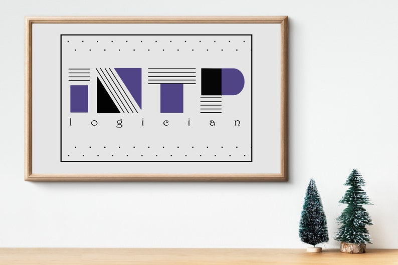 INTP Logician Myers Briggs Mbti Personality Type, INTP Minimal ...