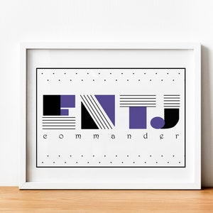 ENTJ Commander Myers Briggs Mbti Personality Type, ENTJ Minimal ...