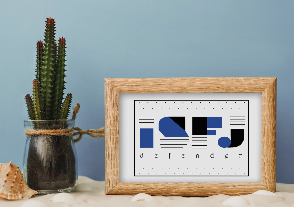 ISFJ Defender Myers Briggs Mbti Personality Type, ISFJ Minimal ...