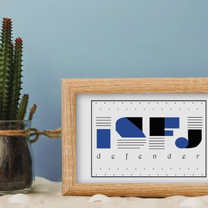 ISFJ Defender Myers Briggs Mbti Personality Type, ISFJ Minimal ...