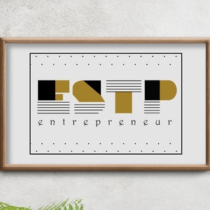 ESTP Entrepreneur Myers Briggs Mbti Personality Type, ESTP Minimal ...