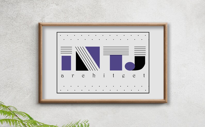INTJ Architect Myers Briggs Mbti Personality Type, INTJ Minimal ...