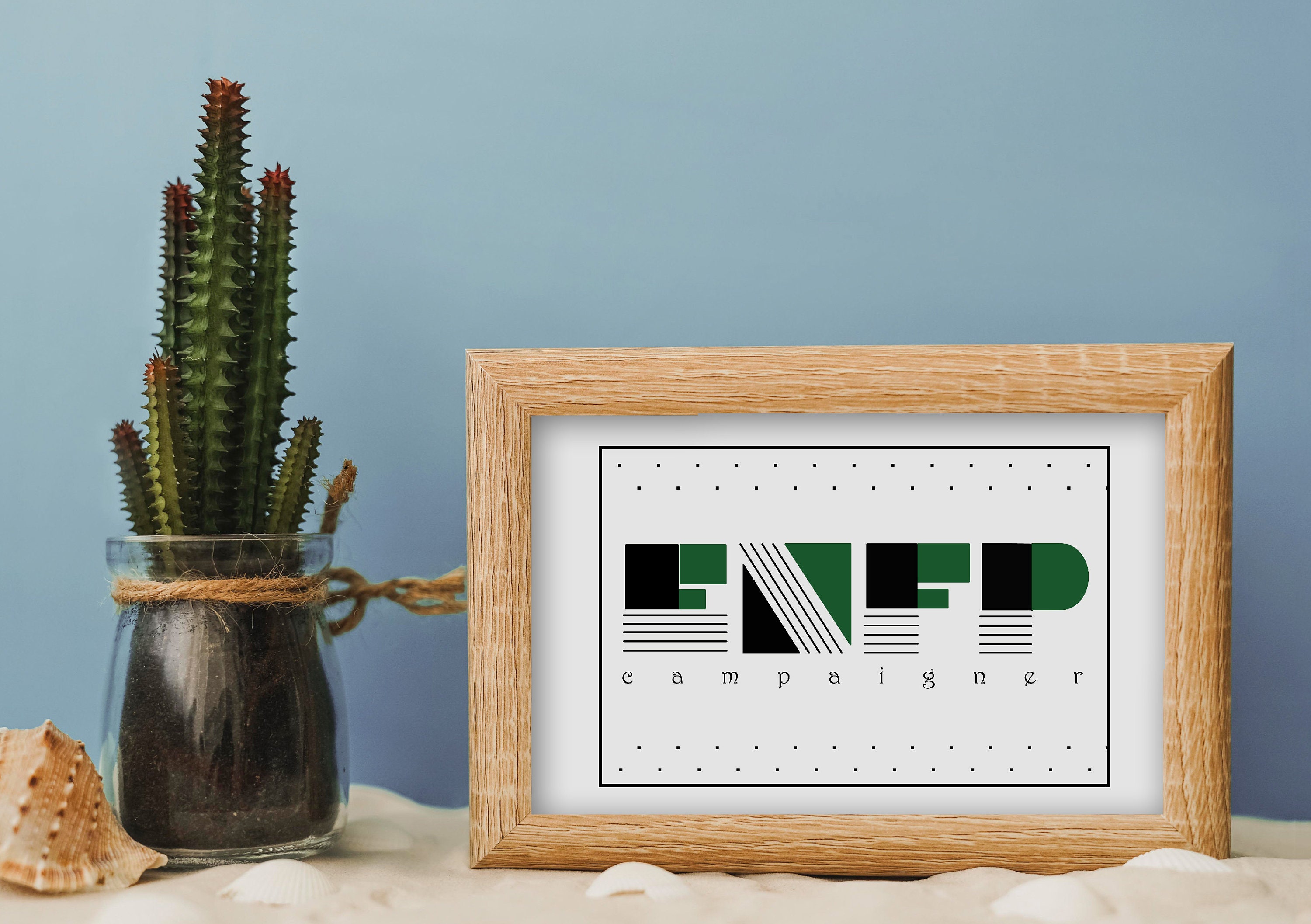 ENFP Campaigner Myers Briggs Mbti Personality Type, ENFP Minimal Shelf ...