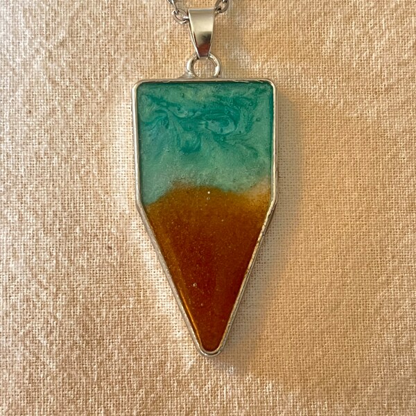 Resin Necklace - Etsy