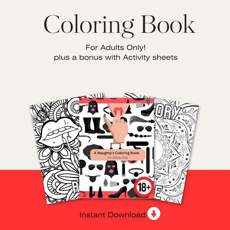 Sexy Coloring Book - Etsy