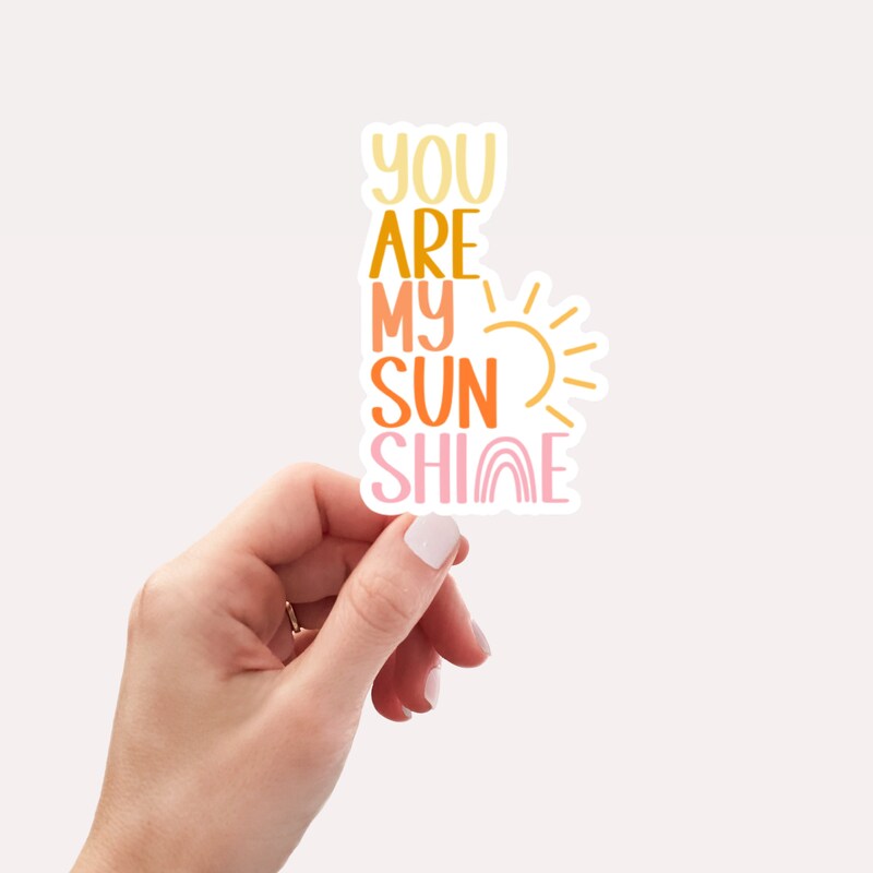 Sunshine Sticker - Etsy