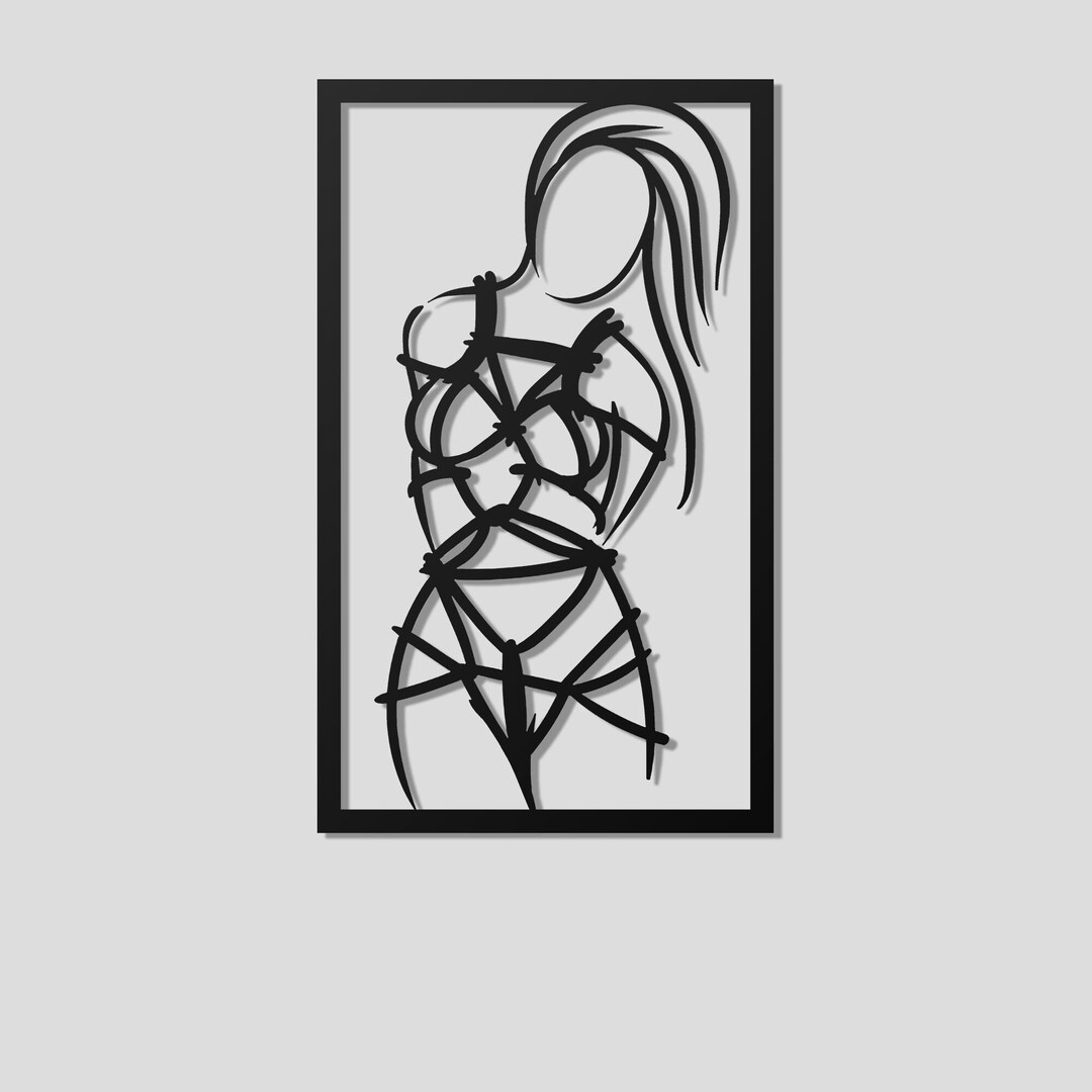 Erotic Metal Wall Art Erotic Art Sexy Art Erotic Line Art Erotic Wall Art Wall Metal Art 