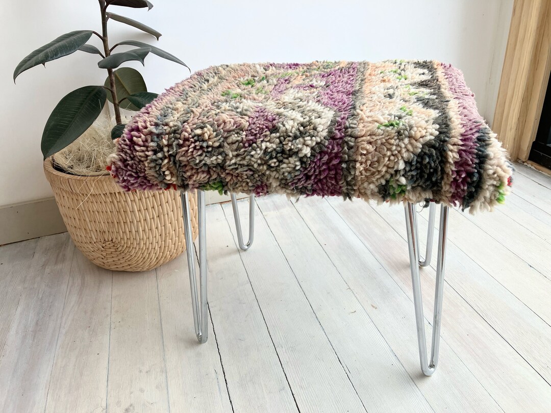 Mid Century Moroccan Stool - Etsy