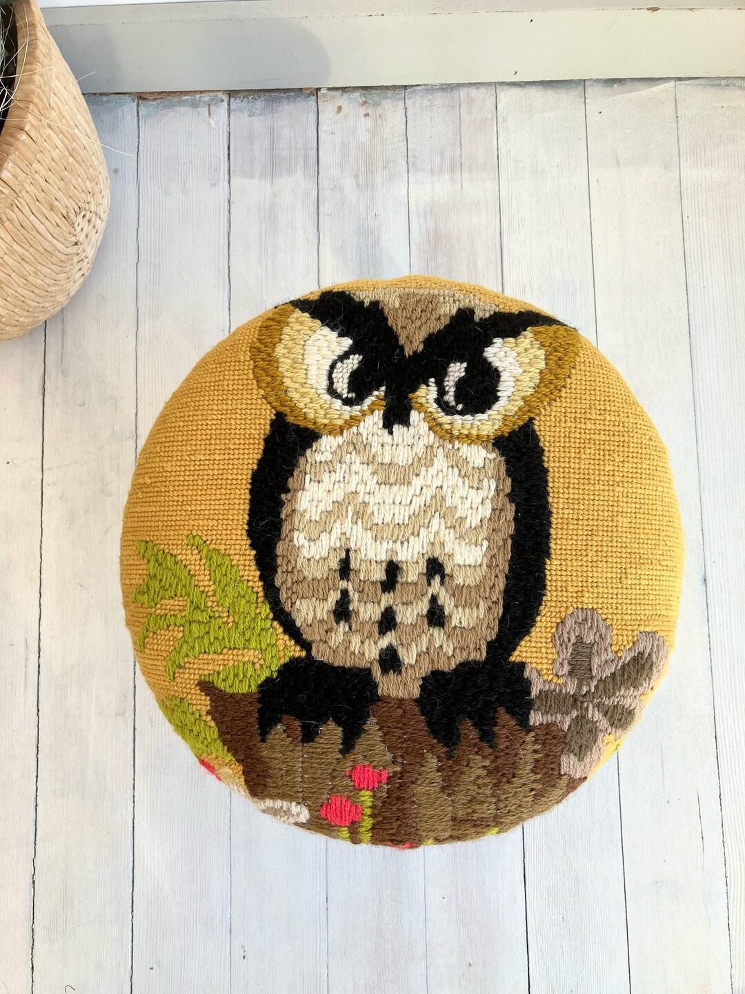 Mid Century Owl Stool - Etsy