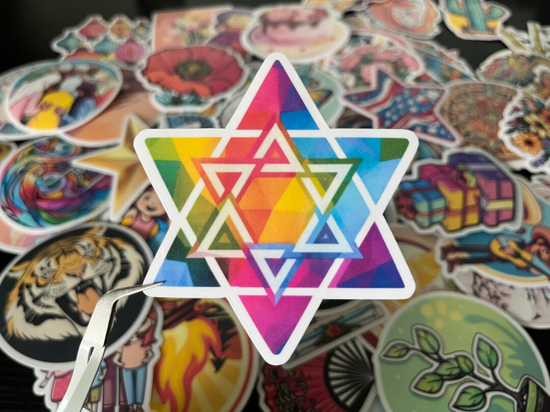 Star of David Vinyl Sticker Gift for Him/her Memorial Day - Etsy