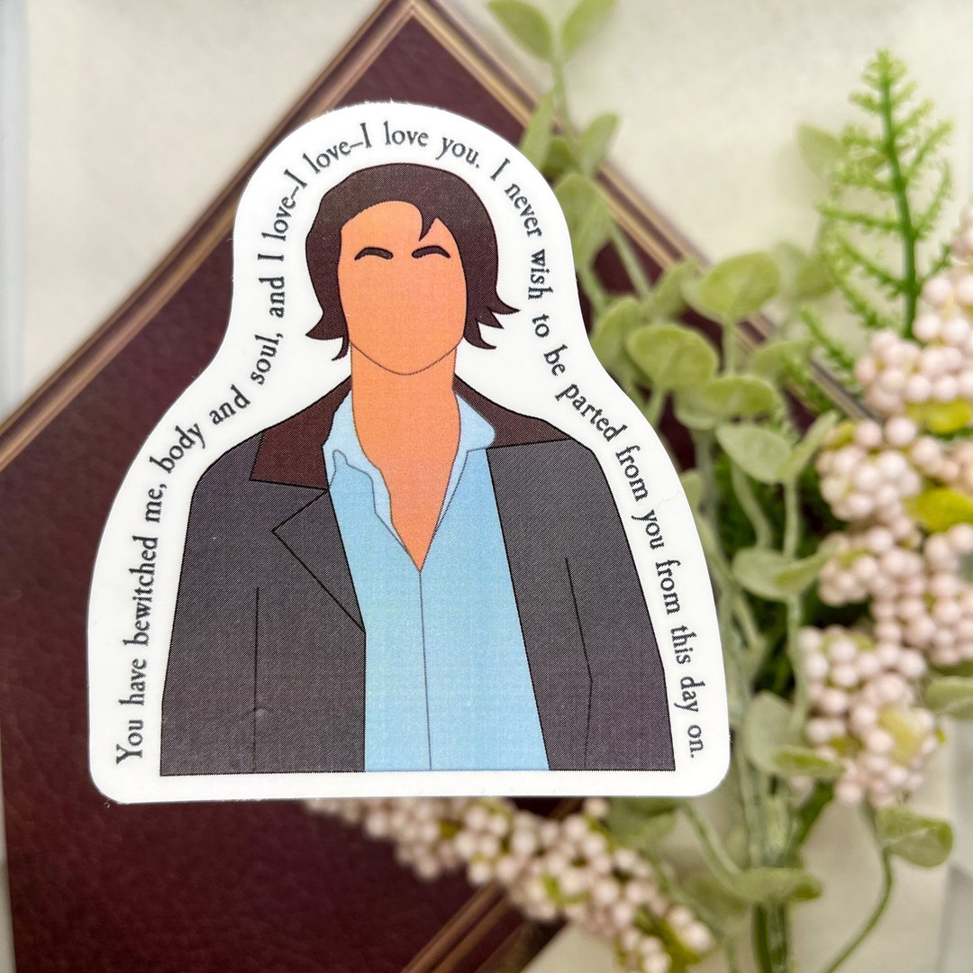 Mr. Darcy Sticker - Pride and Prejudice - You Have Bewitched Me ...