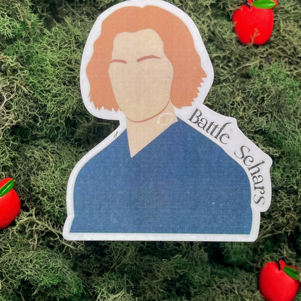 Battle Scarred Sticker - Etsy