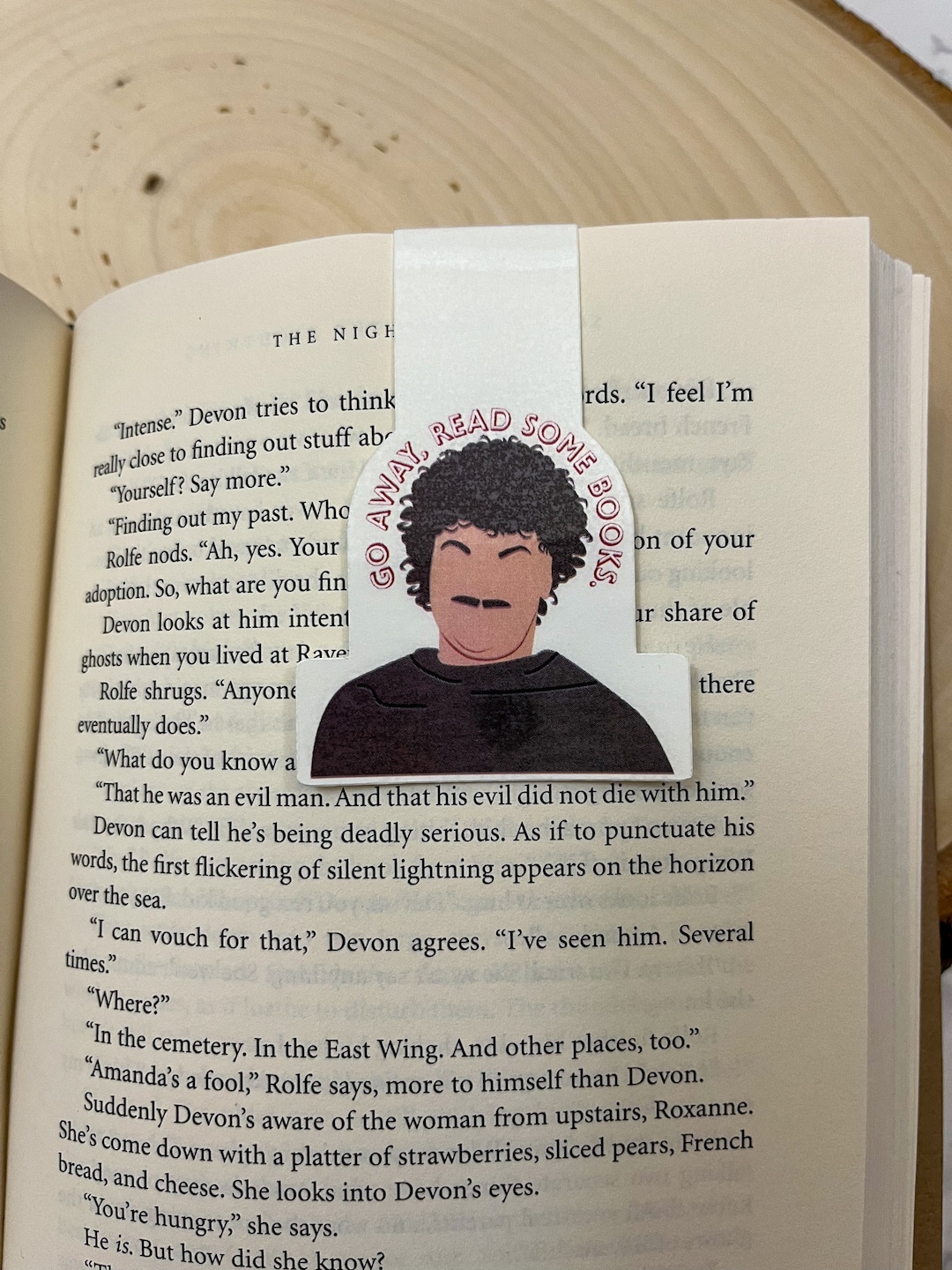 Nacho Libre Magnetic Bookmark–go Away! Read Some Books!–booktok–bookish ...