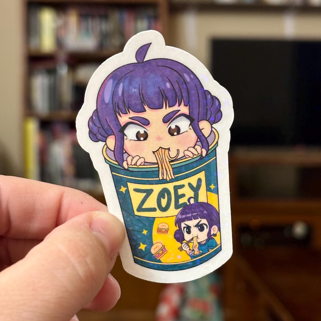 K Pop Zoey Inspired Holographic Sticker–demon Hunter Girl Band Fan Art ...