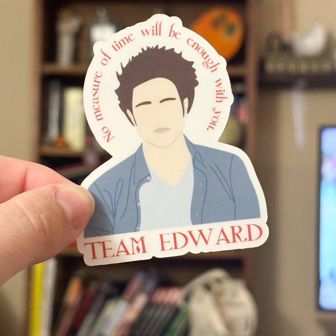 Team Edward Twilight Inspired Sticker–vampire Fan–bookish Gift - Etsy
