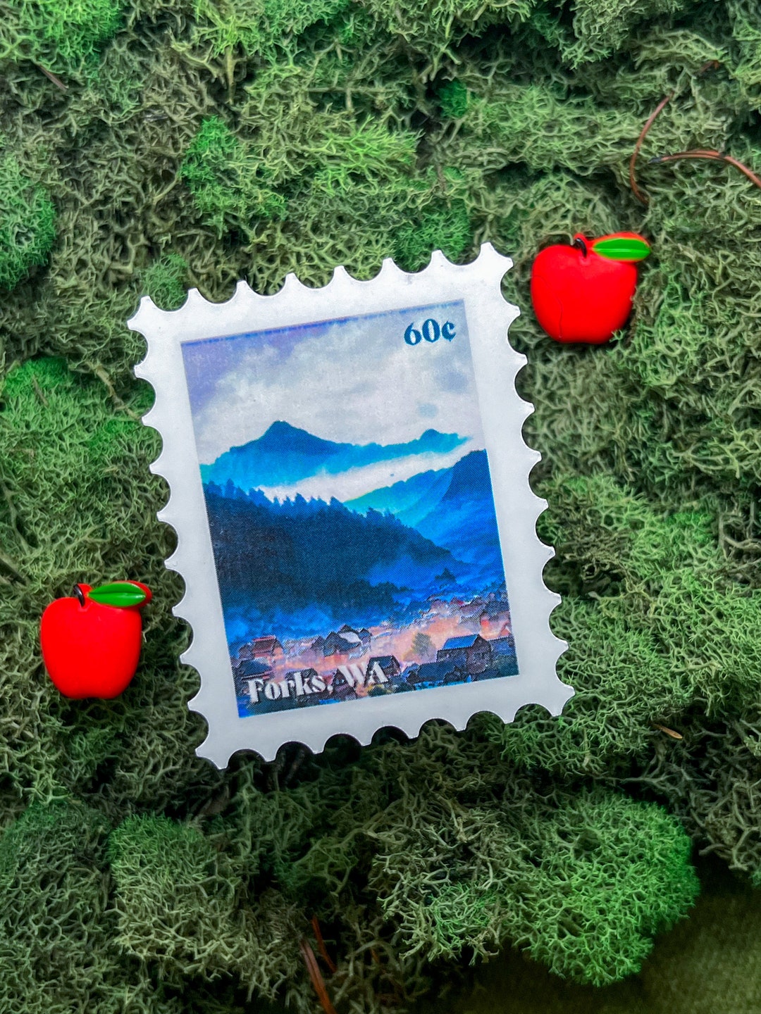 Forks, WA Stamp Stickertwilight Stamp Location Stickersedward ...