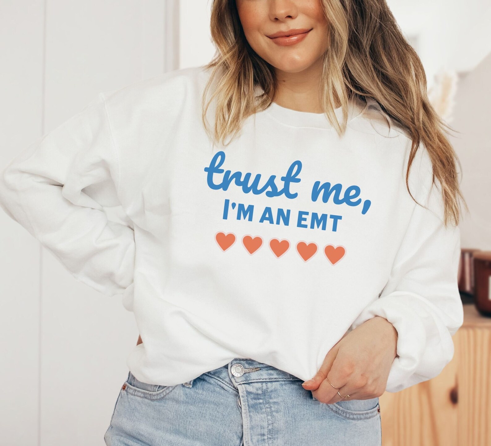 EMT Sweatshirt, Emt Appreciation Gift, Emt Graduation Gift, Funny EMT ...