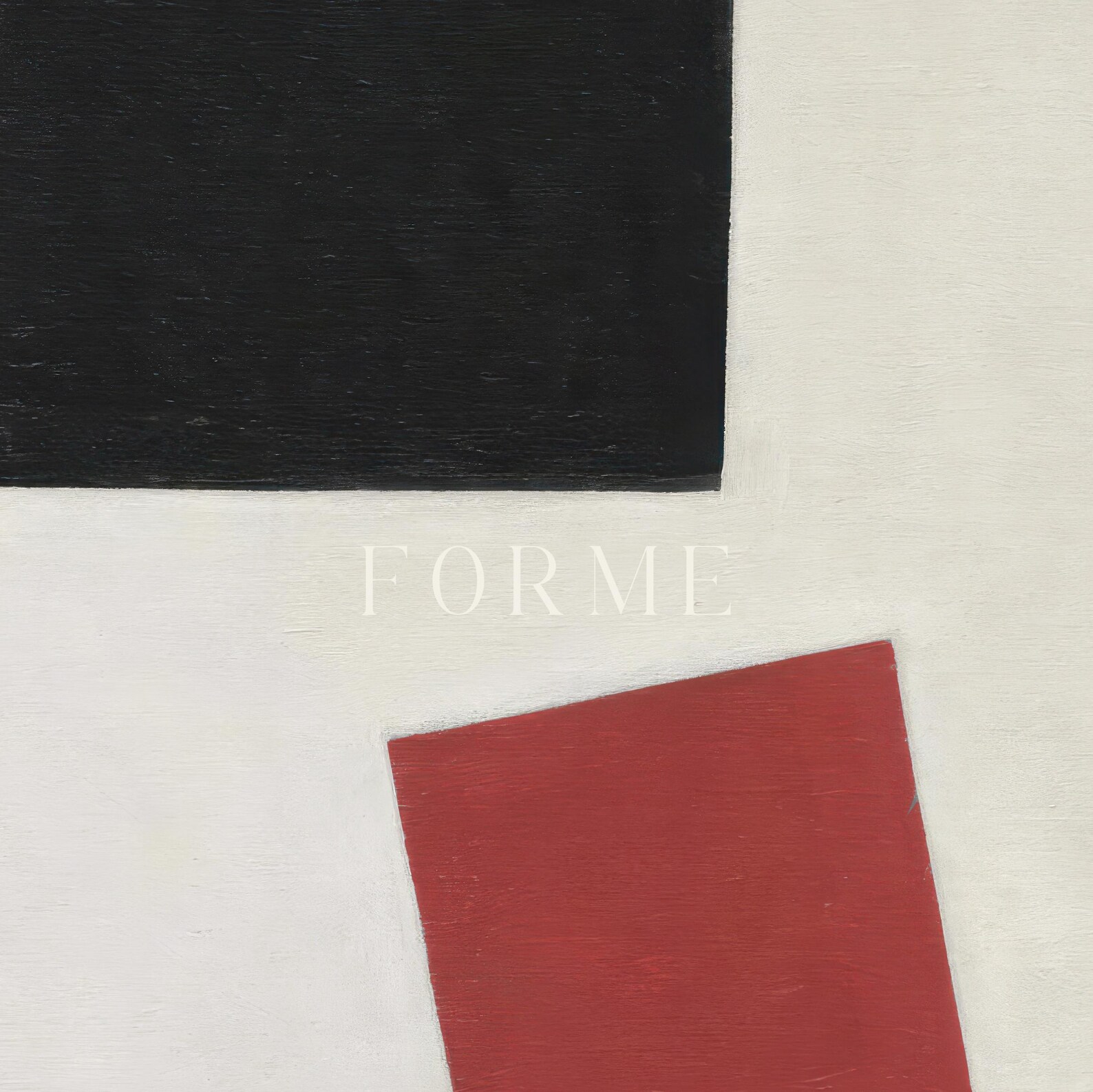 Kazimir Malevich Art Print: Abstract Black and Red Shapes, Modernist ...