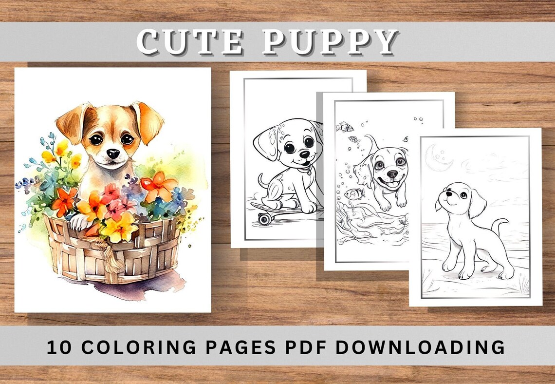 Dog Coloring Pages Cute Puppy Coloring Pages Kids Coloring Pages ...