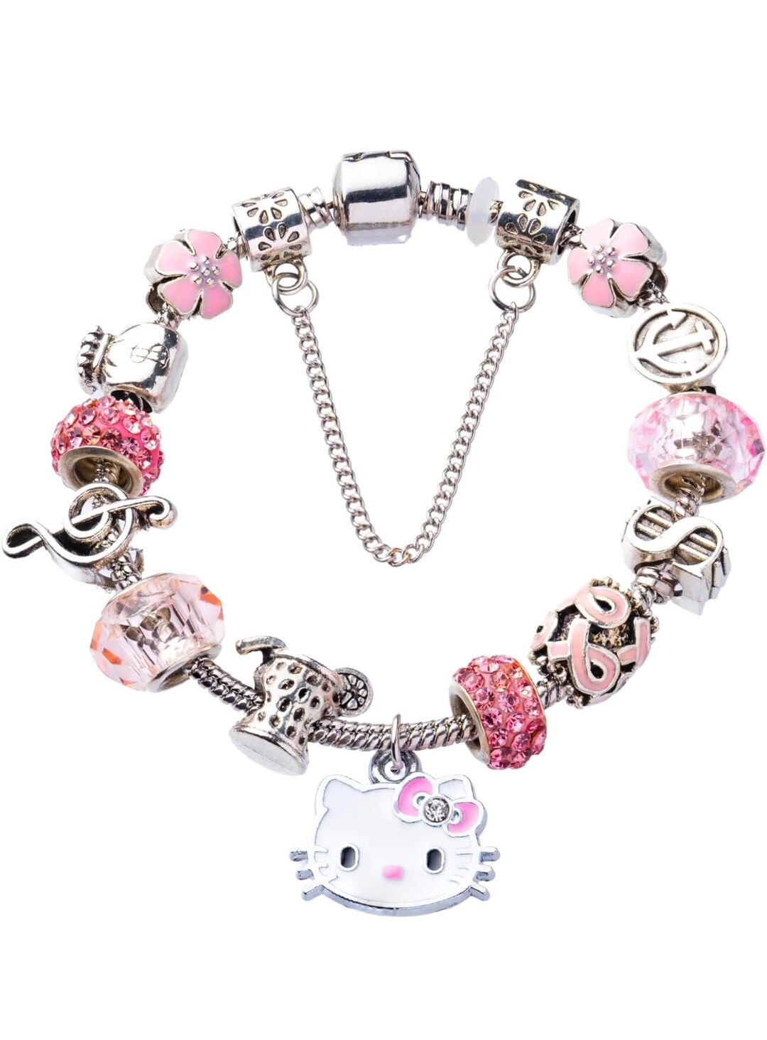 Hello Kitty Bracelet Stainless Steel - Etsy