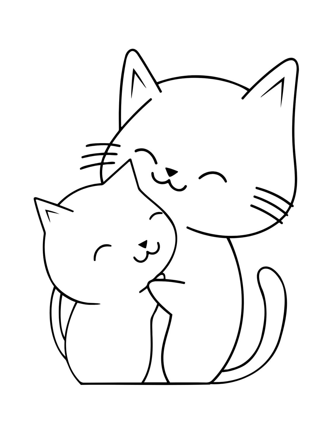 Kitty Cat Love Coloring Pages -digital Printable 8.5x11-10 Pages-all ...