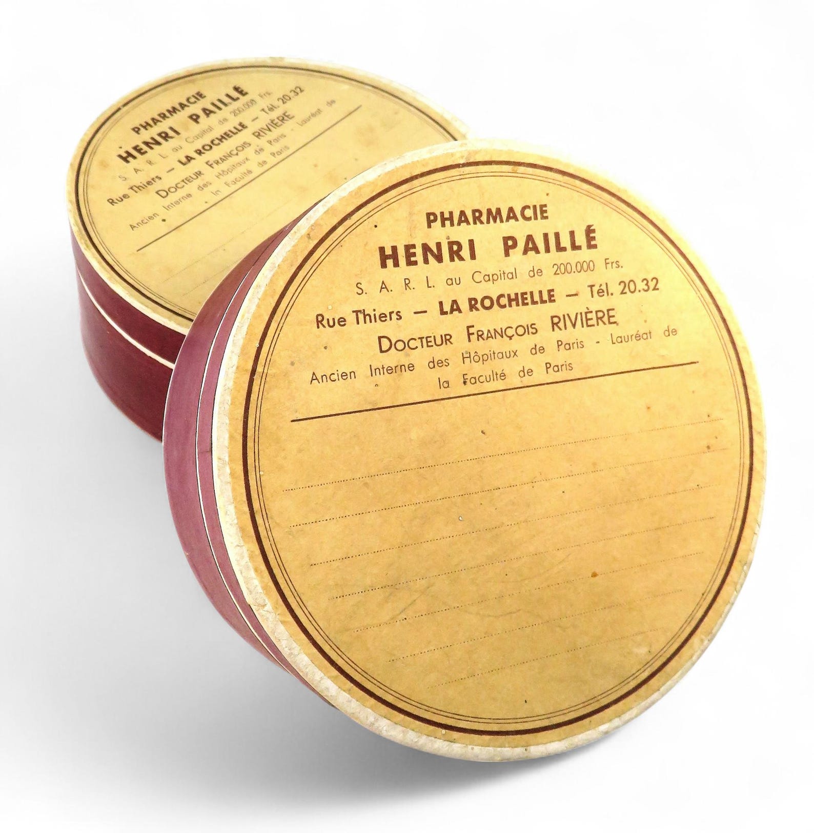 2 Original Vintage Pharmacy Boxes From the 60s, Collector's Item! - Etsy