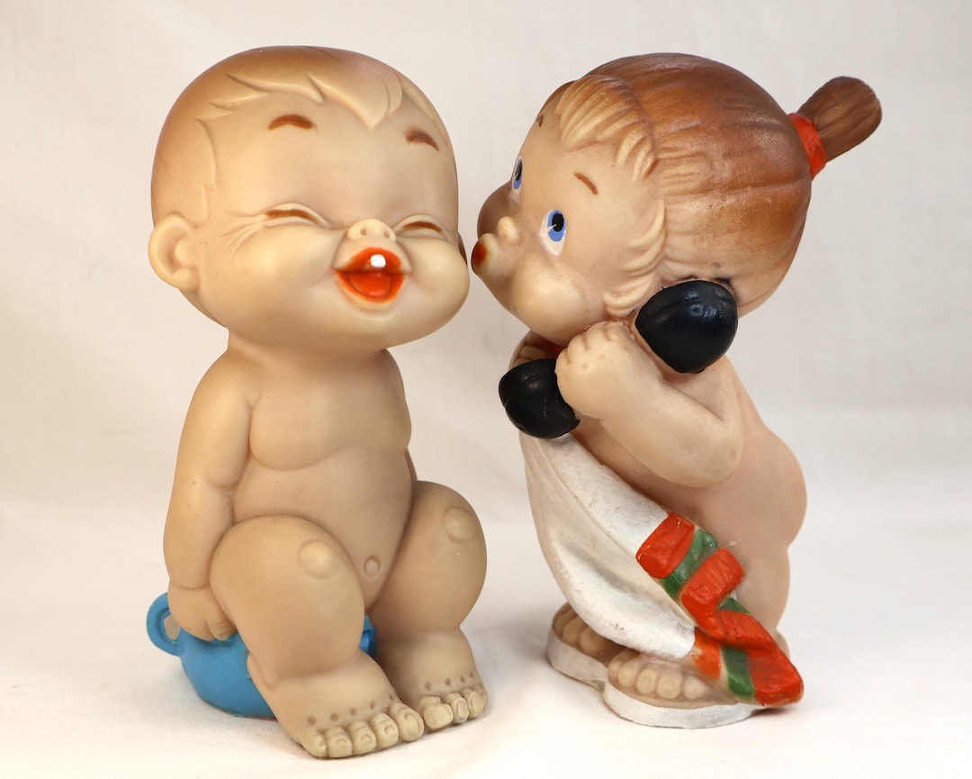 LAFLEX 1960 Squeaky Toy Duo, French Made, Genuine Squeaky Rubber Toys ...