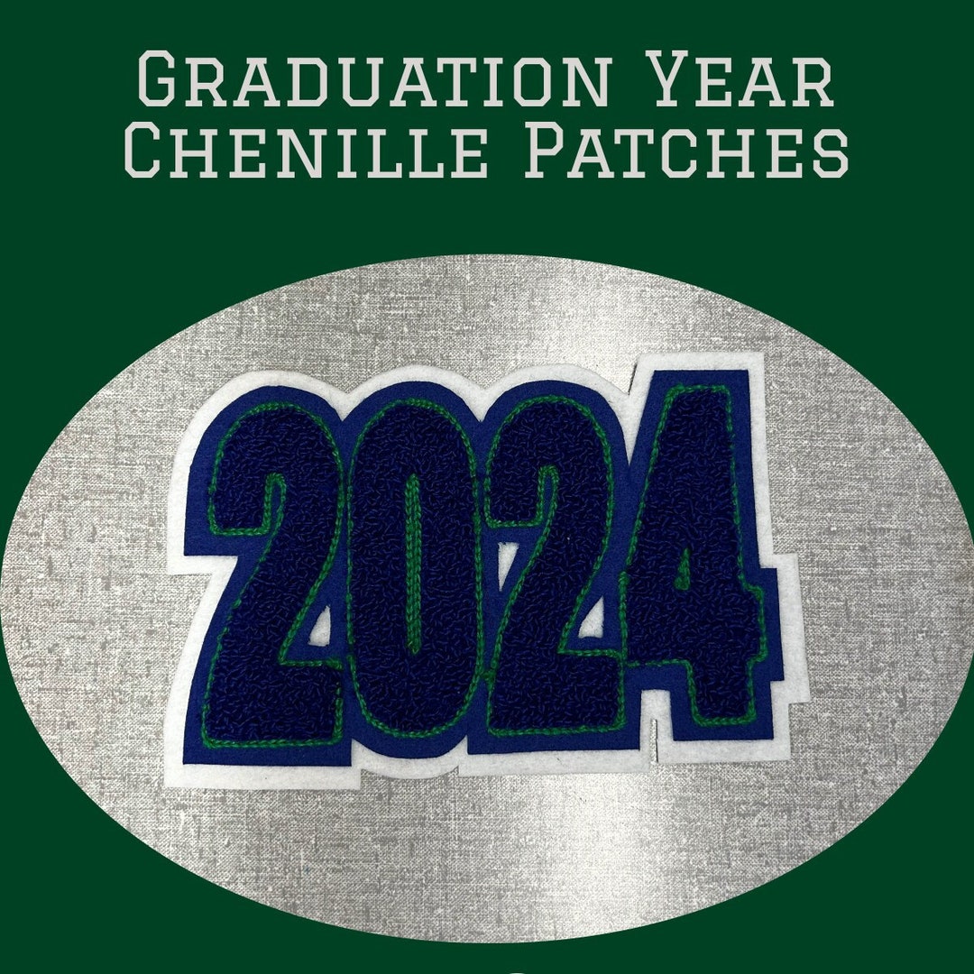 Graduation Year Chenille Patch for Lettermans Jacket - Etsy