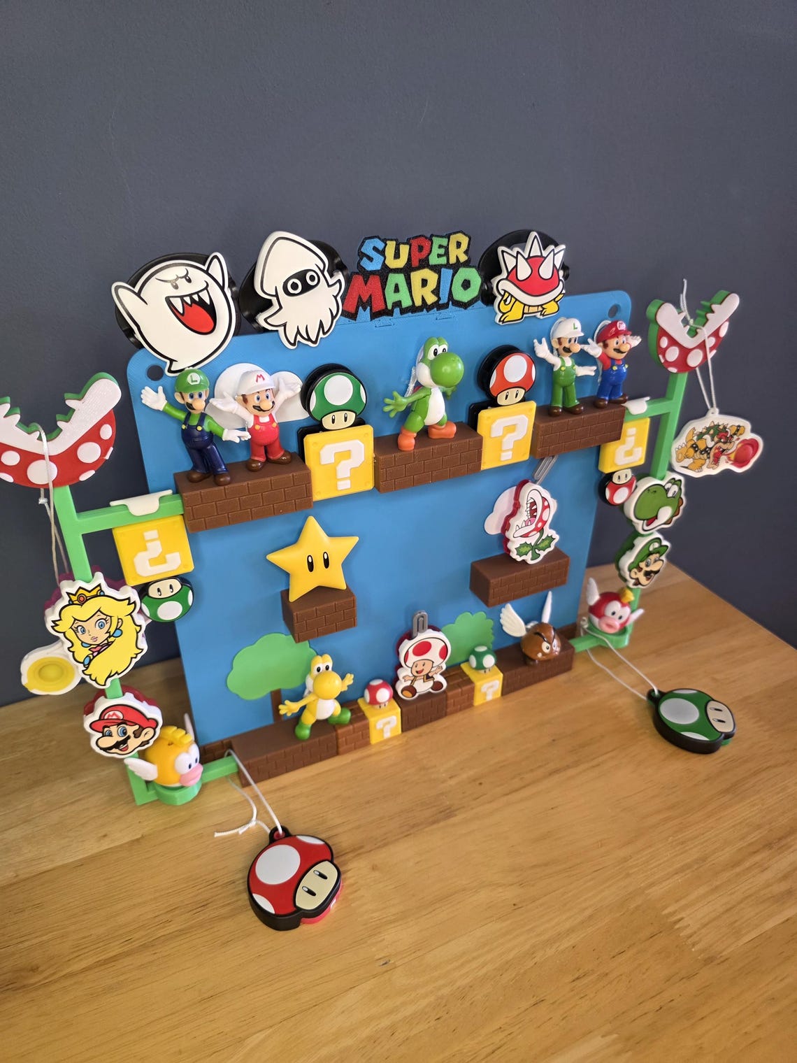 Super Mario Kinder Joy Display Stand | Holder for Figurines & Toys - Etsy