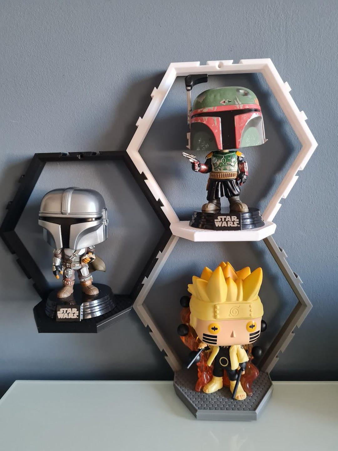 Hexagon Funko Pop Display Shelf: Wall-mounted Modular System - Etsy