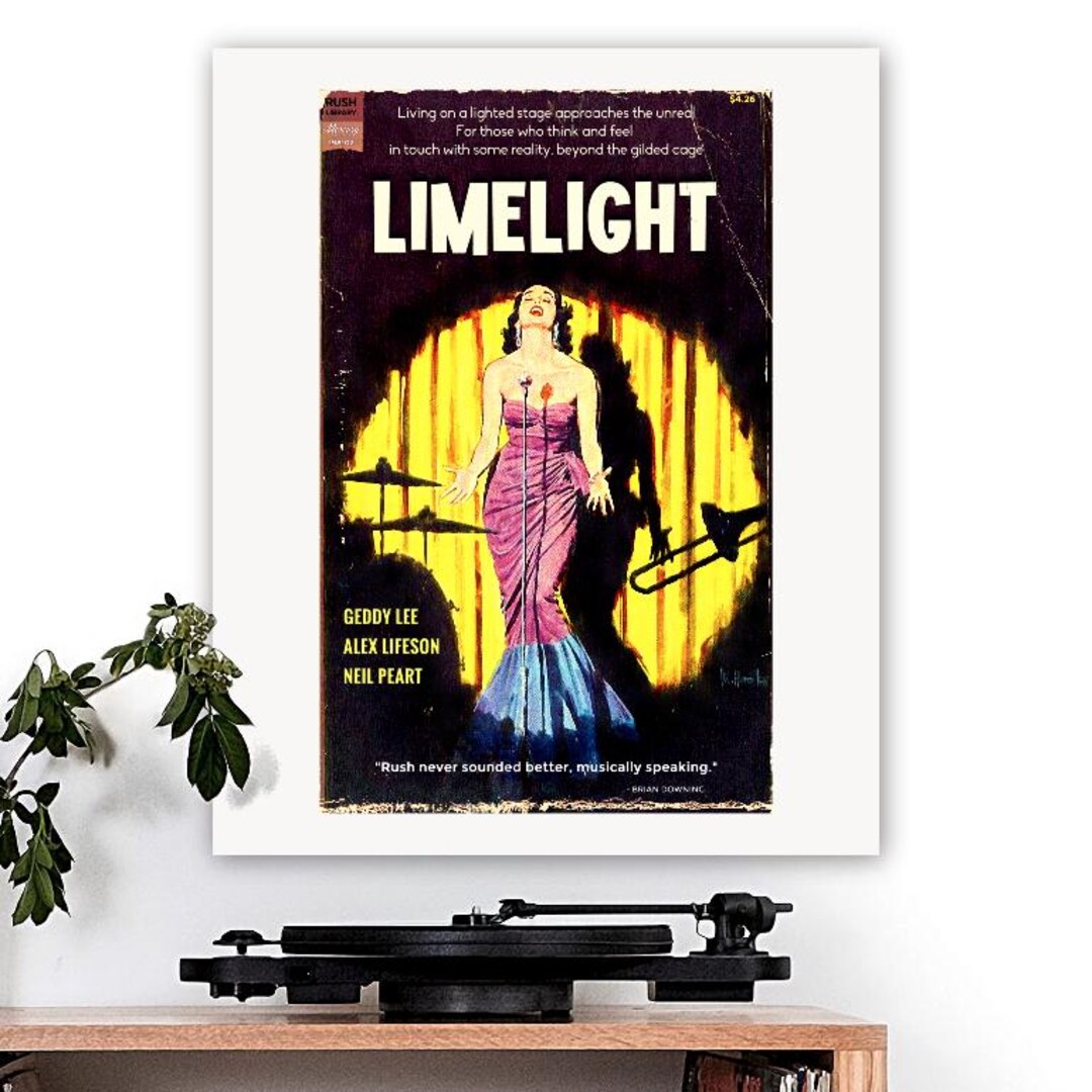 Rush-inspired 'limelight' Mashup Song Poster - Etsy