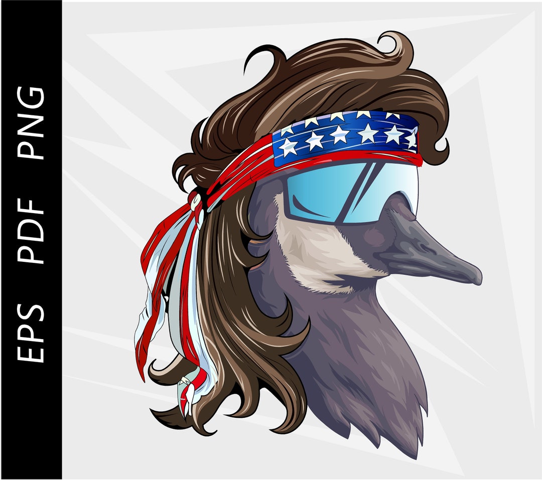 Goose Mullet Design, Goose Png, Goose Sublimation , Goose Design ...